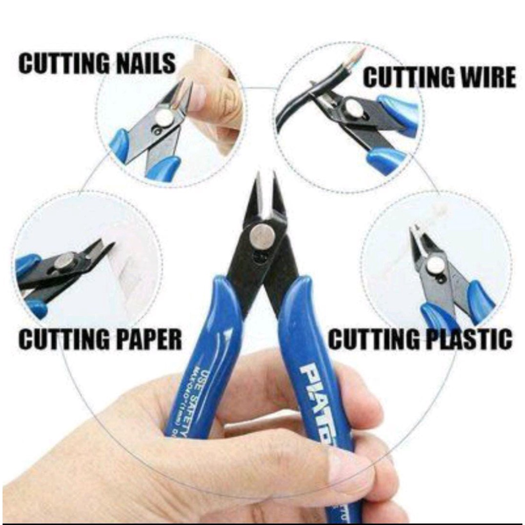 Jual Tang Potong Kawat Kabel Alat Tang Plato Wire Cutter Serbaguna ...