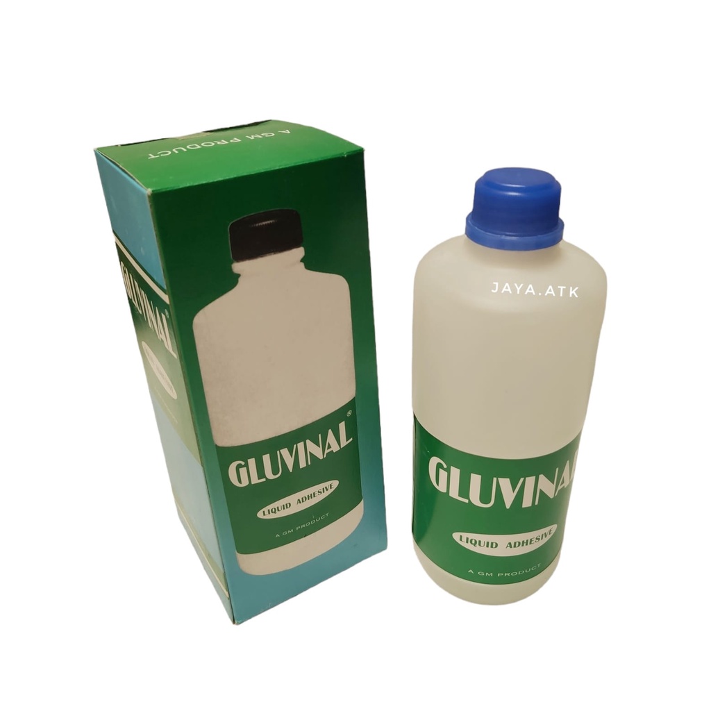 Jual LEM KERTAS CAIR 500 ML GLUVINAL BOTOL BESAR LIQUID ADHESIVE ...