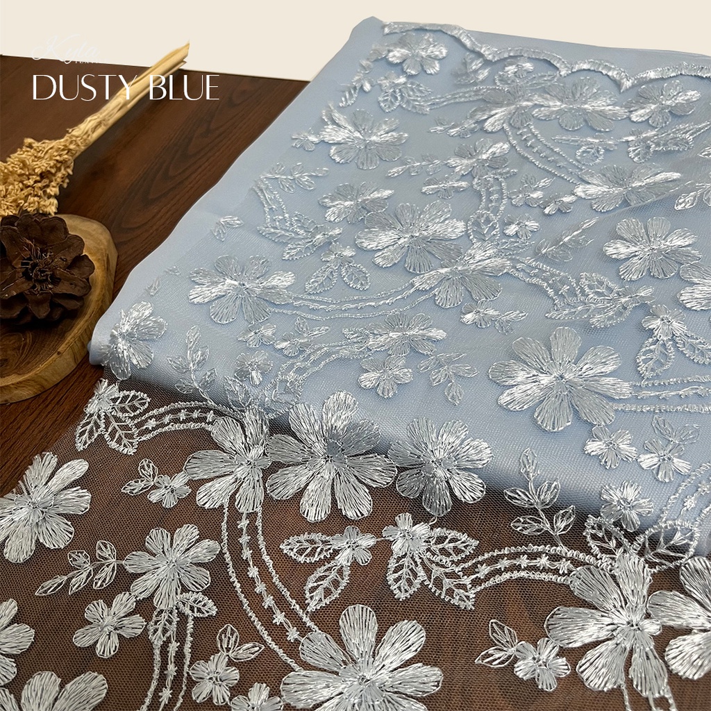 Jual PAKET KAIN BRIDESMAID PREMIUM LENGKAP SATIN KEBAYA BROKAT WARNA ...