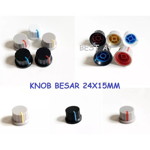 Jual Kenob Knob Knop Kenop Tutup Besar Potentiometer Potensio Potensiometer Control Volume ...