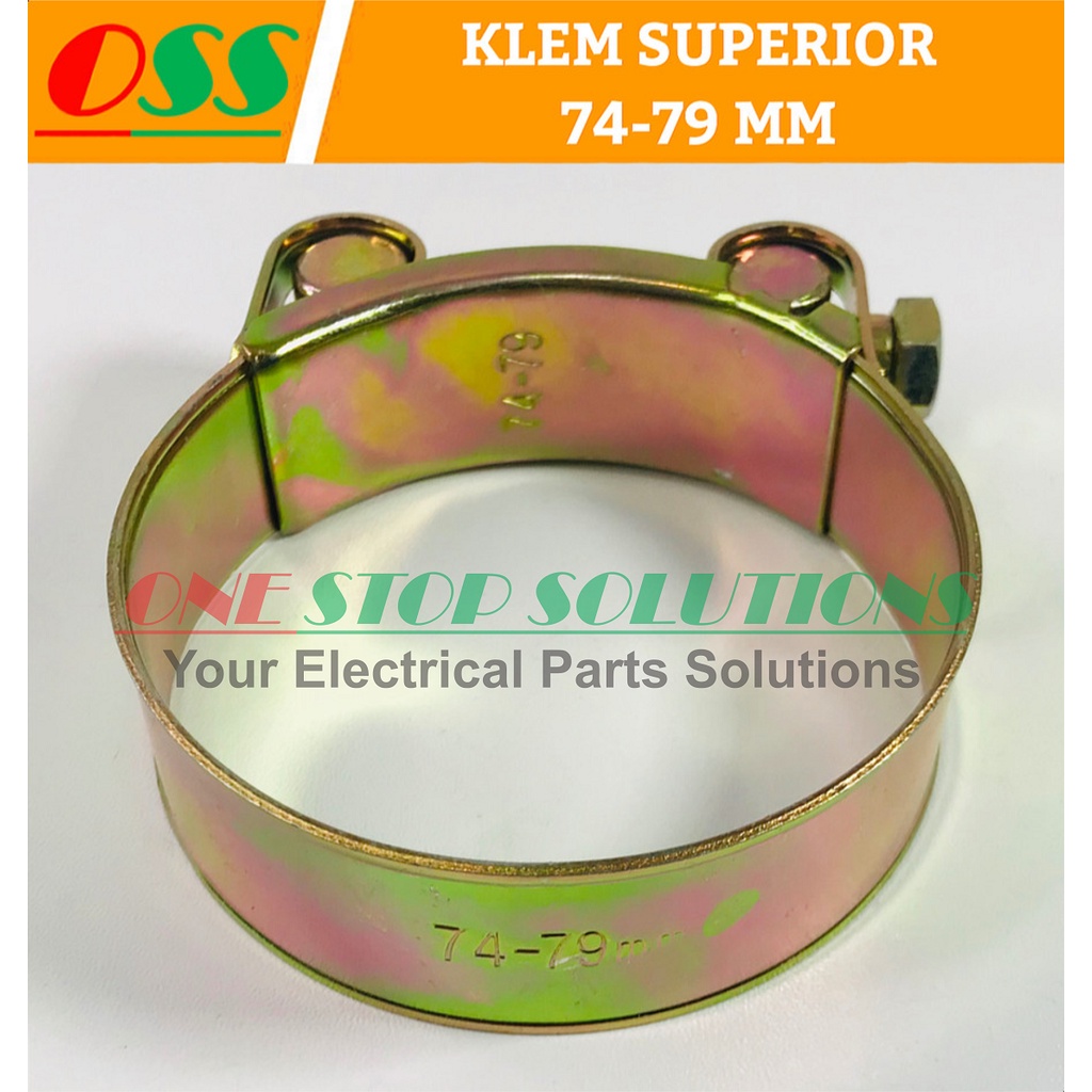 Jual KLEM SUPERIOR ATAU CLAMP SUPERIOR ATAU HEAVY DUTY HOSE CLAMP 74-79 ...