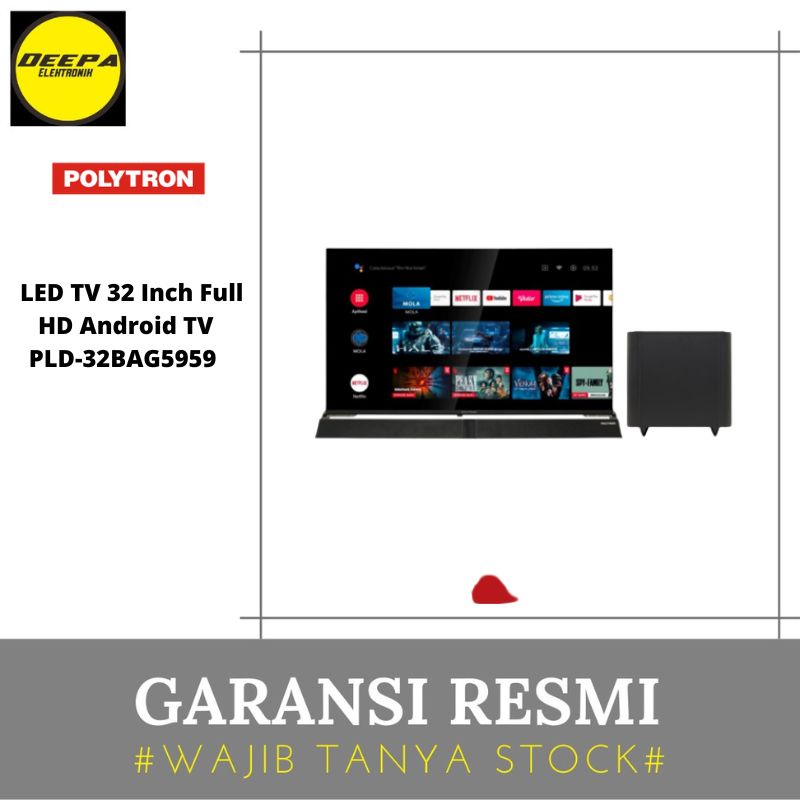Jual Polytron PLD-32BAG5959 LED TV 32 Inch Full HD Android TV Deepa | Shopee Indonesia