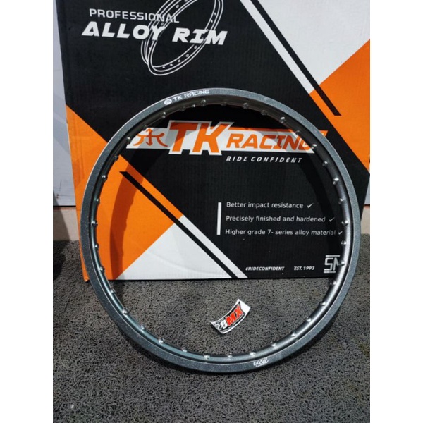 Jual Velg pelek tk japan excel original 120 17 warna titanium kulit ...