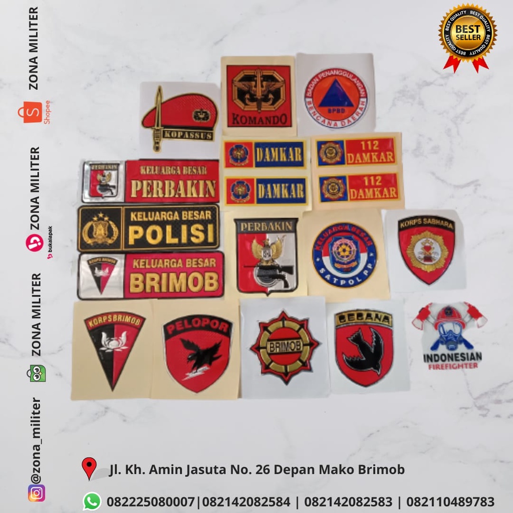 Jual Sticker stiker army tactical stiker bisa cod/stiker biasa/stiker ...