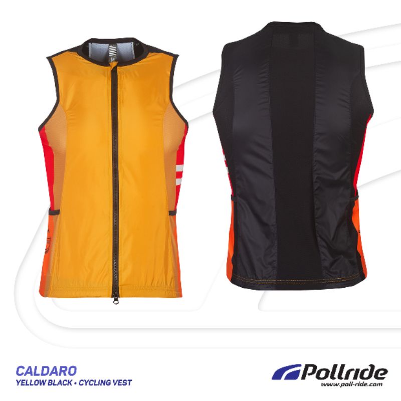 Jual Rompi sepeda merk pollride CALDARO YELLOW BLACK | Shopee Indonesia