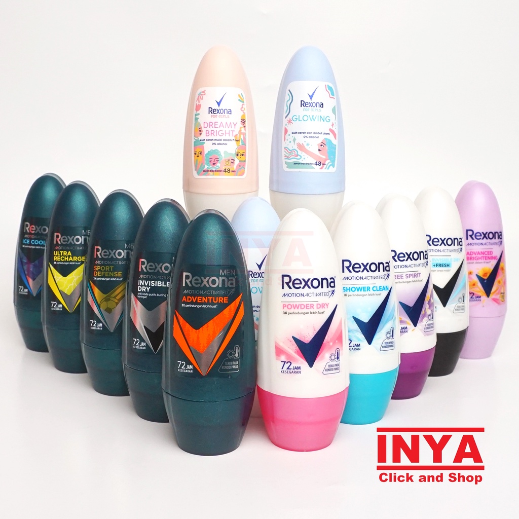 Jual REXONA & REXONA MEN DEODORANT ROLL ON | Shopee Indonesia
