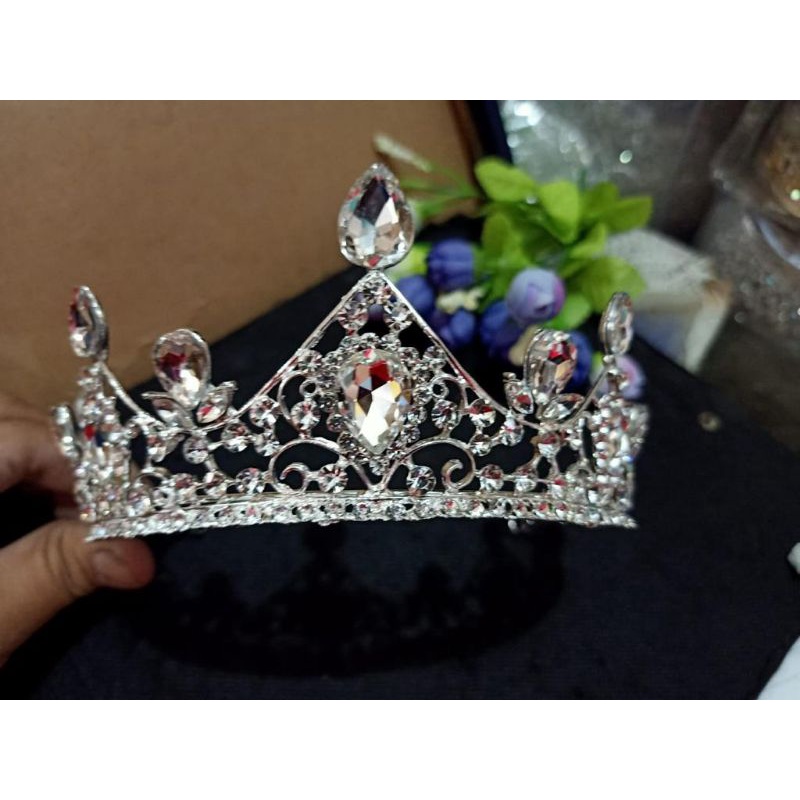 Jual mahkota pengantin / mahkota weding ful mata | Shopee Indonesia
