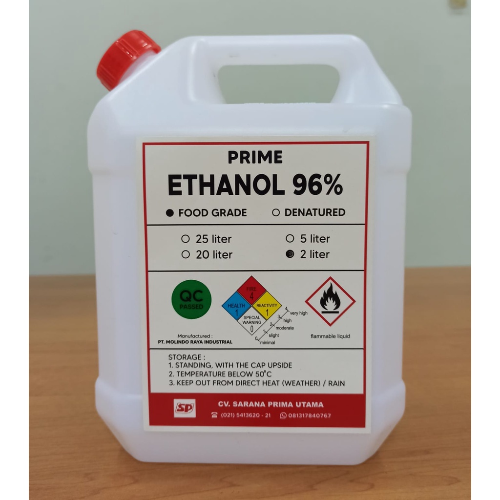 Jual ETHANOL 96% 2000 ML | Shopee Indonesia