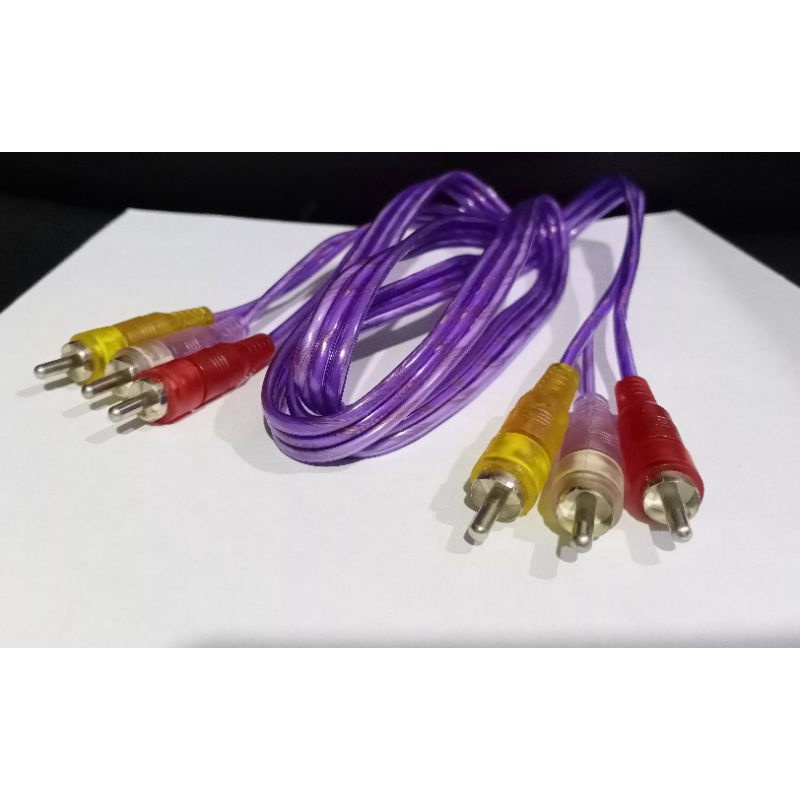 Jual kabel rca 3-3 dari tv ke stb | Shopee Indonesia