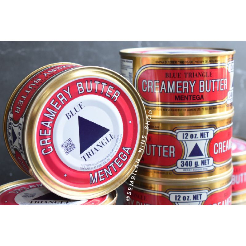 Jual BLUE TRIANGLE Creamery BUTTER 340 Gram Mentega SEGITIGA Asin ...