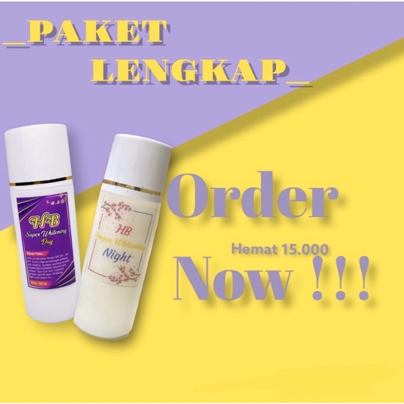 Jual Paket HB super whitening | Shopee Indonesia