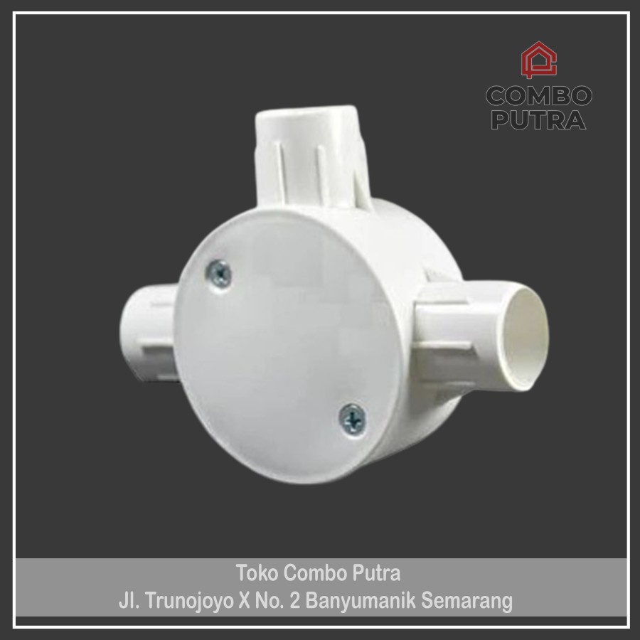 Jual Tee Dus T Dos Pipa Listrik Hiro 3 Cabang 20 mm | Shopee Indonesia