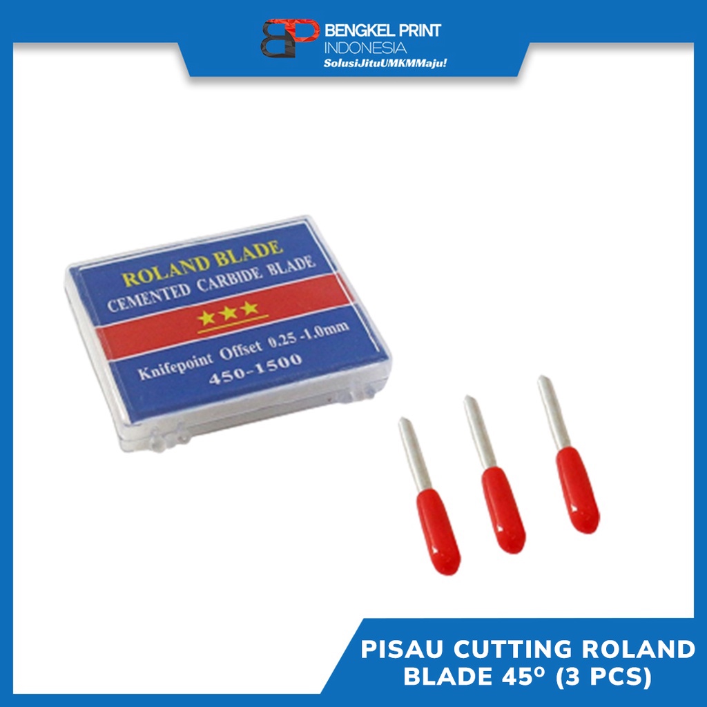 Jual Mata Pisau Cutting Sticker Roland Blade 45 derajat for Jinka / Teneth | Shopee Indonesia