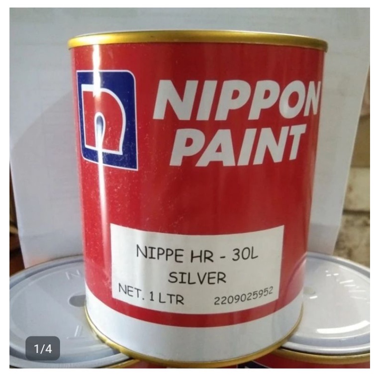 Jual Nippon Paint Nippe HR 30 L Silver 1 liter / Cat tahan panas 300⁰C | Shopee Indonesia