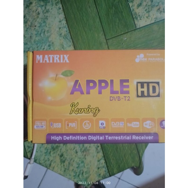 Jual SET TOP BOX MATRIX APPLE HD KUNING BEKAS RASA BARU | Shopee Indonesia