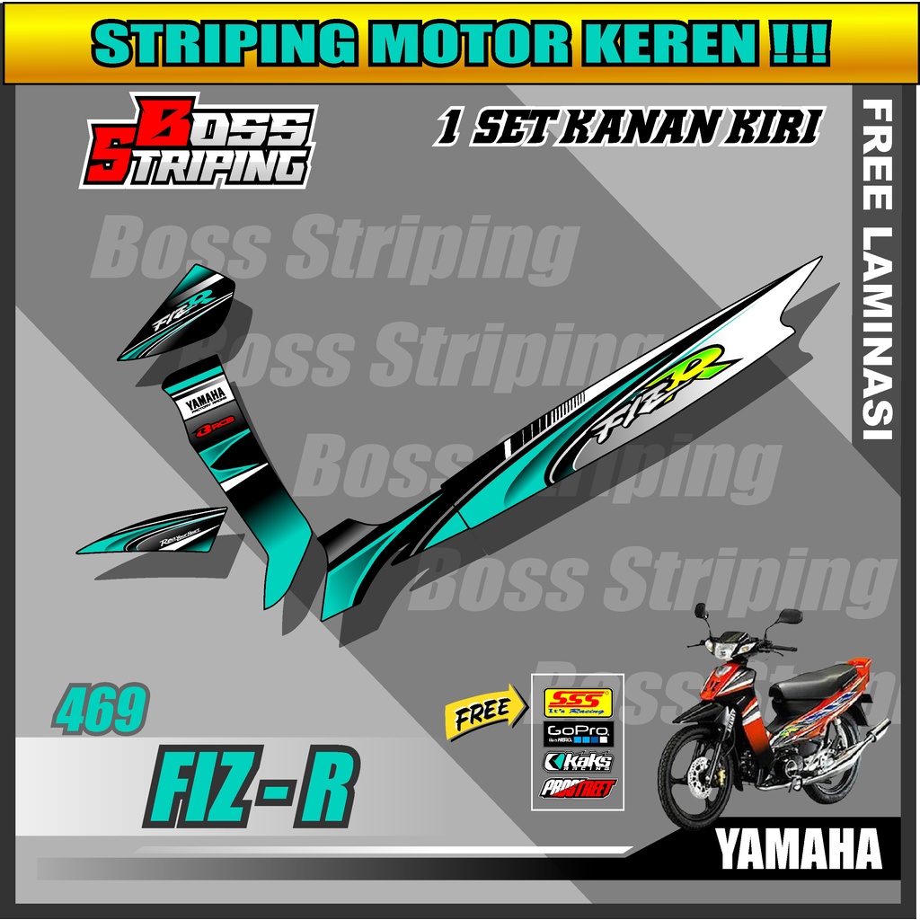 Jual Sticker Motor F1ZR / Striping FizR Fiz r Semi Fulll Body Desain ...