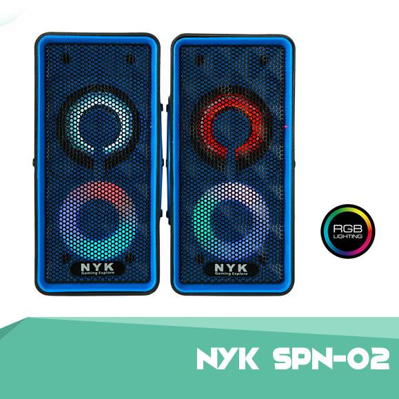 Jual Speaker gaming NYK SP N02 - Biru | Shopee Indonesia