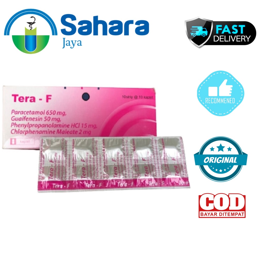 Jual [SJ] Tera F Isi 10 Tablet - Obat Batuk Pilek | Shopee Indonesia