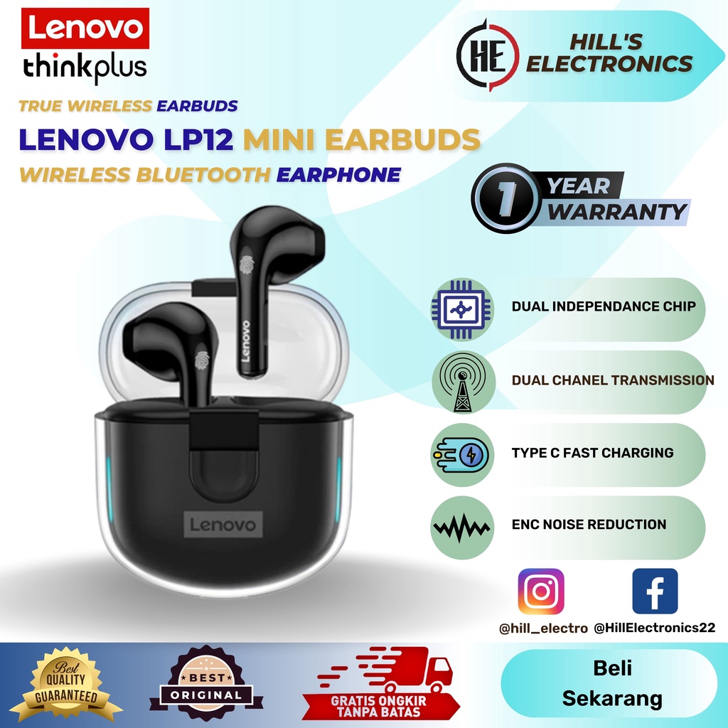 Jual Thinkplus Lenovo LP1 Pro True Wireless Bluetooth Earbuds TWS - Merah Muda | Shopee Indonesia