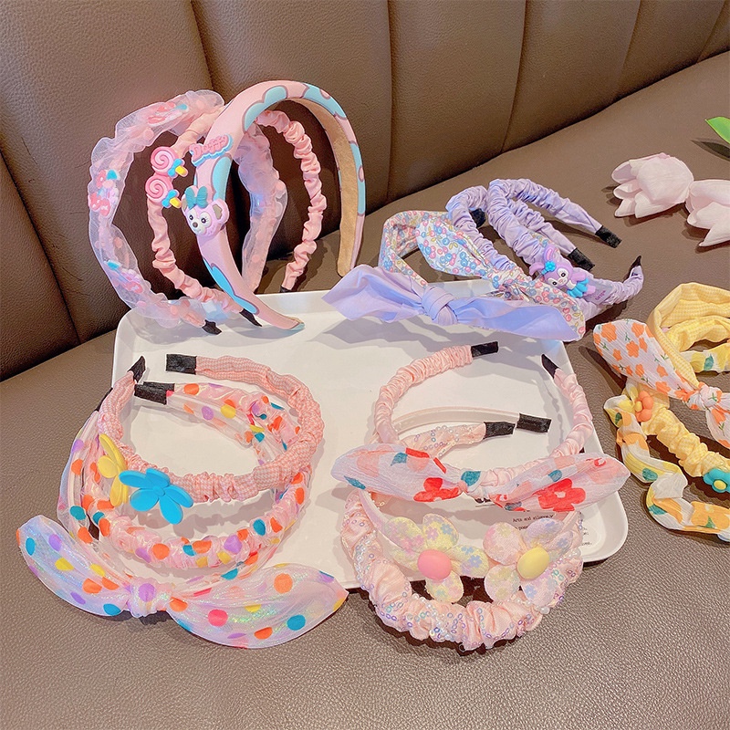 Jual [Cocobaby.id] 3pcs Set Bando Anak Perempuan Hiasan Kepala ...