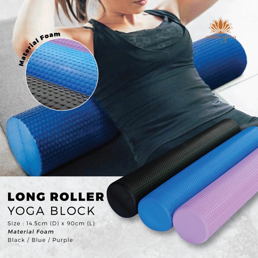 Jual Unique Yoga Long Roller Foam / Roller Foam Panjang 90 cm | Shopee ...