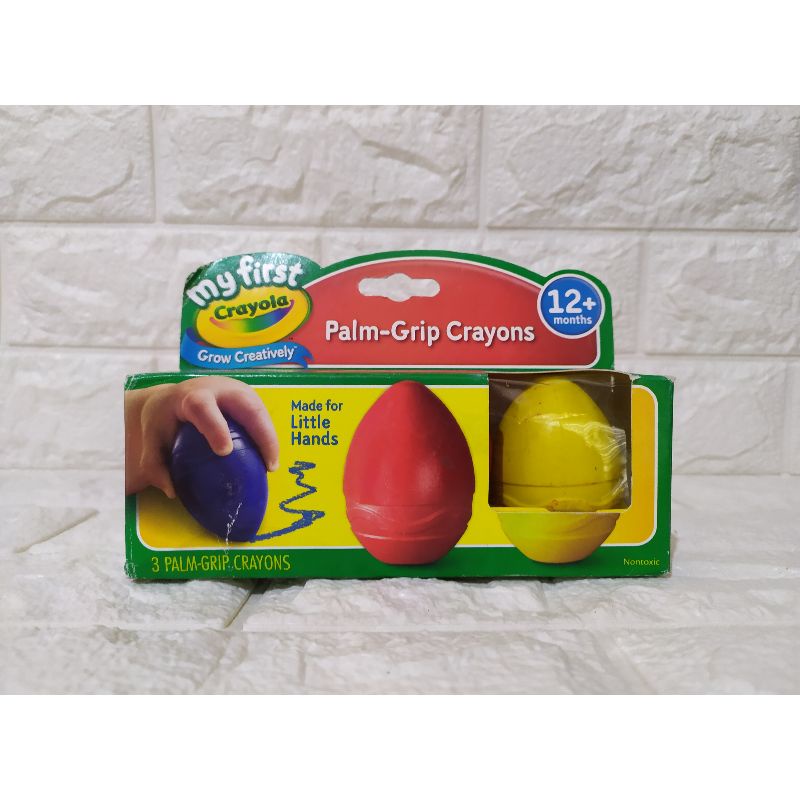 Jual Crayola My First Palm Grip Crayons / My First Crayola Palm Grip ...
