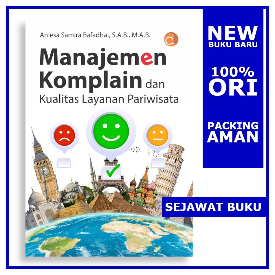 Jual Manajemen Komplain dan Kualitas Layanan Pariwisata | Aniesa Samira ...
