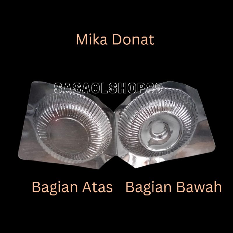 Jual Mika Donat isi 50pcs Tray donut Kemasan tempat donat | Shopee ...