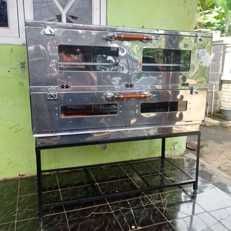 Jual OVEN GAS STAINLES UKURAN 135X55X70 DILAPISI PEREDAM PANAS | Shopee ...