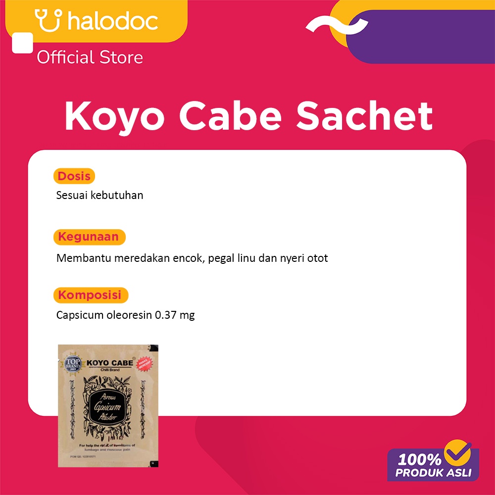 Jual Koyo Cabe Sachet (10 Lembar) | Shopee Indonesia