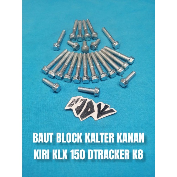 Jual BAUT BLOCK BLOK KALTER KANAN KIRI BAK MAGNET BAK KOPLING KLX 150 DTRACKER KUNCI T8 | Shopee ...