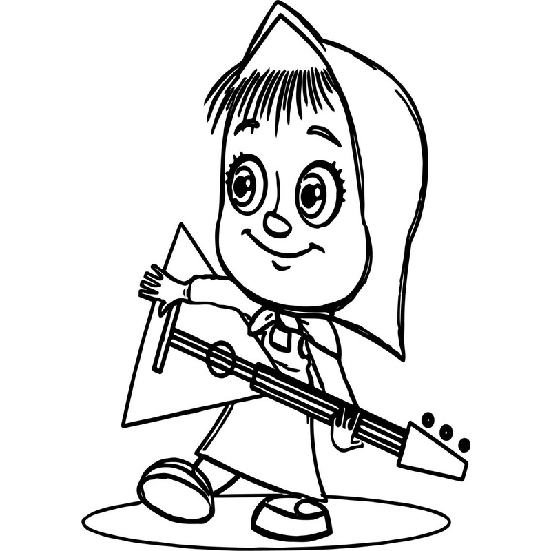Jual Gambar Sketsa Mewarnai Masha And The Bear Part 1 Gambar Sketsa Gambar Mewarnai