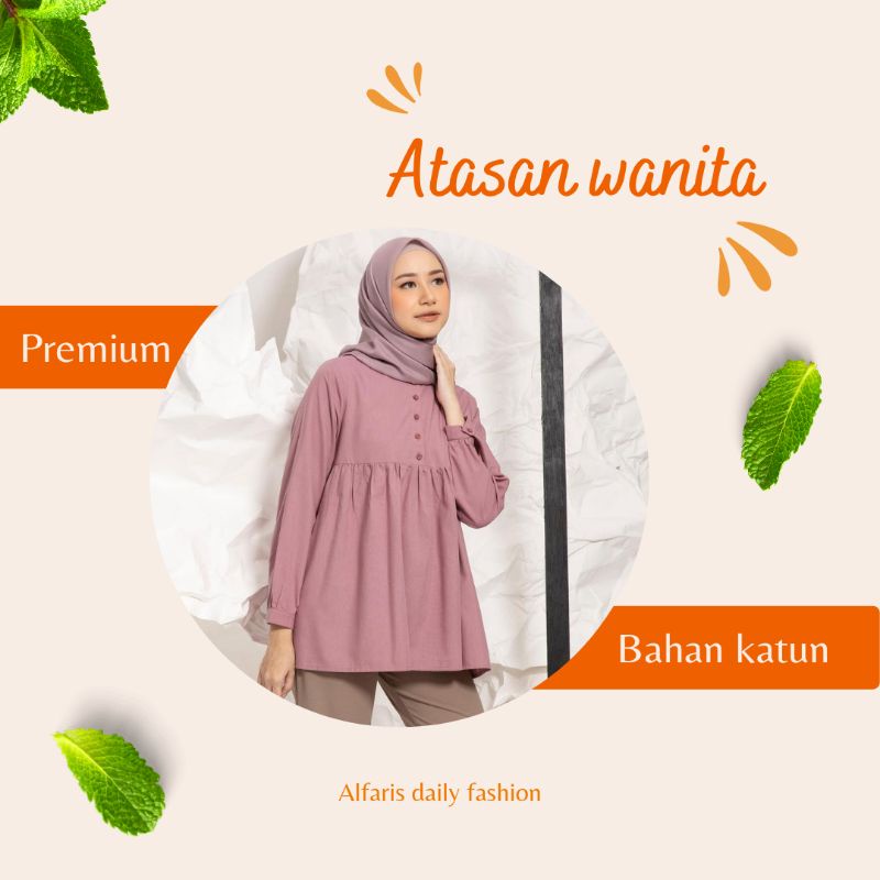 Jual Blus blouse wanita terbaru kekinian murah simpel | Shopee Indonesia
