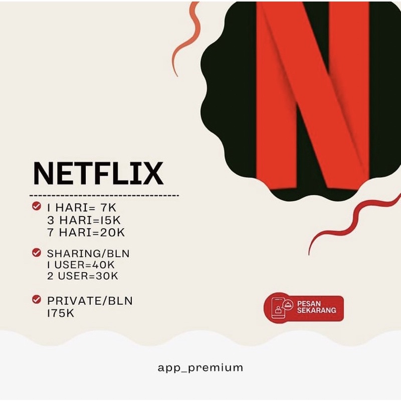 Jual NETFLIX PREMIUM MURAH | Shopee Indonesia