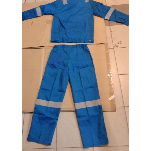 Jual Wearpack / Baju Kerja / Baju Bengkel model Pisah ( Baju dan Celana ...