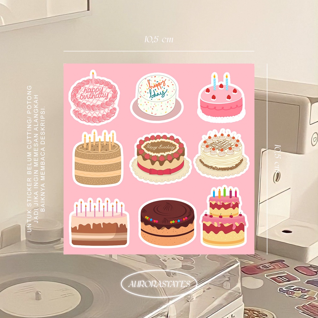 Jual Sticker Ulang Tahun | sticker Happy birthday | sticker | Shopee ...