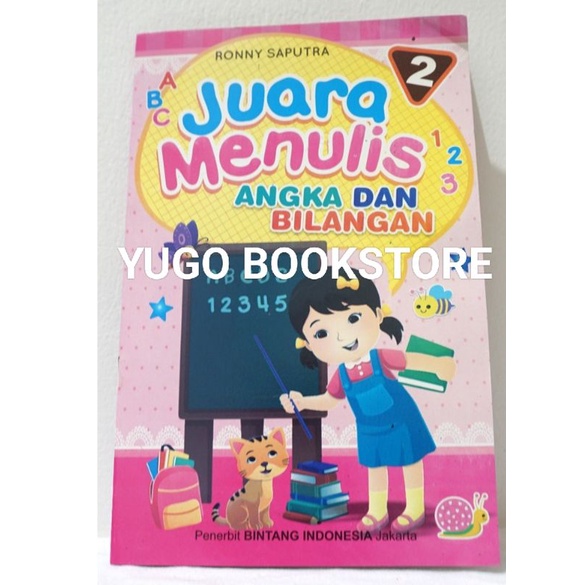 Jual JUARA MENULIS ANGKA DAN BILANGAN SERI 2 ORIGINAL KERTAS HVS ...