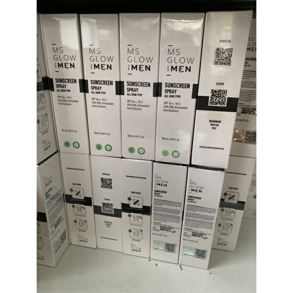 Jual Sunscreen Spray MS Glow Men original Spray pria | Shopee Indonesia