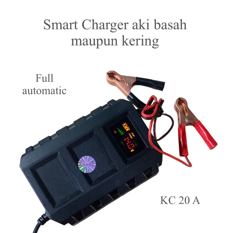 Jual SMART CHARGER ALAT CES AKI MOBIL MOTOR 12V 2 /6/10 /20 AMPERE ...