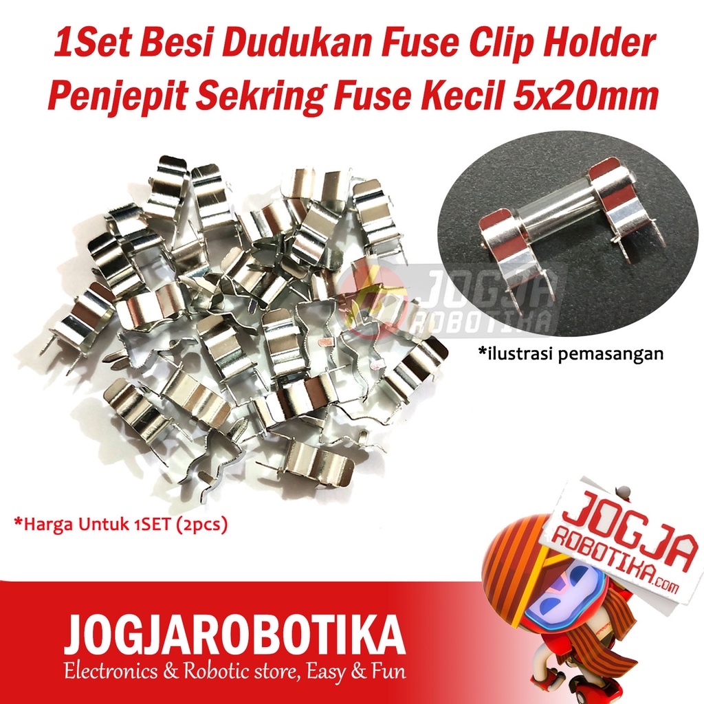Jual 1Set Besi Dudukan Fuse Clip Holder Penjepit Sekring Fuse Kecil ...