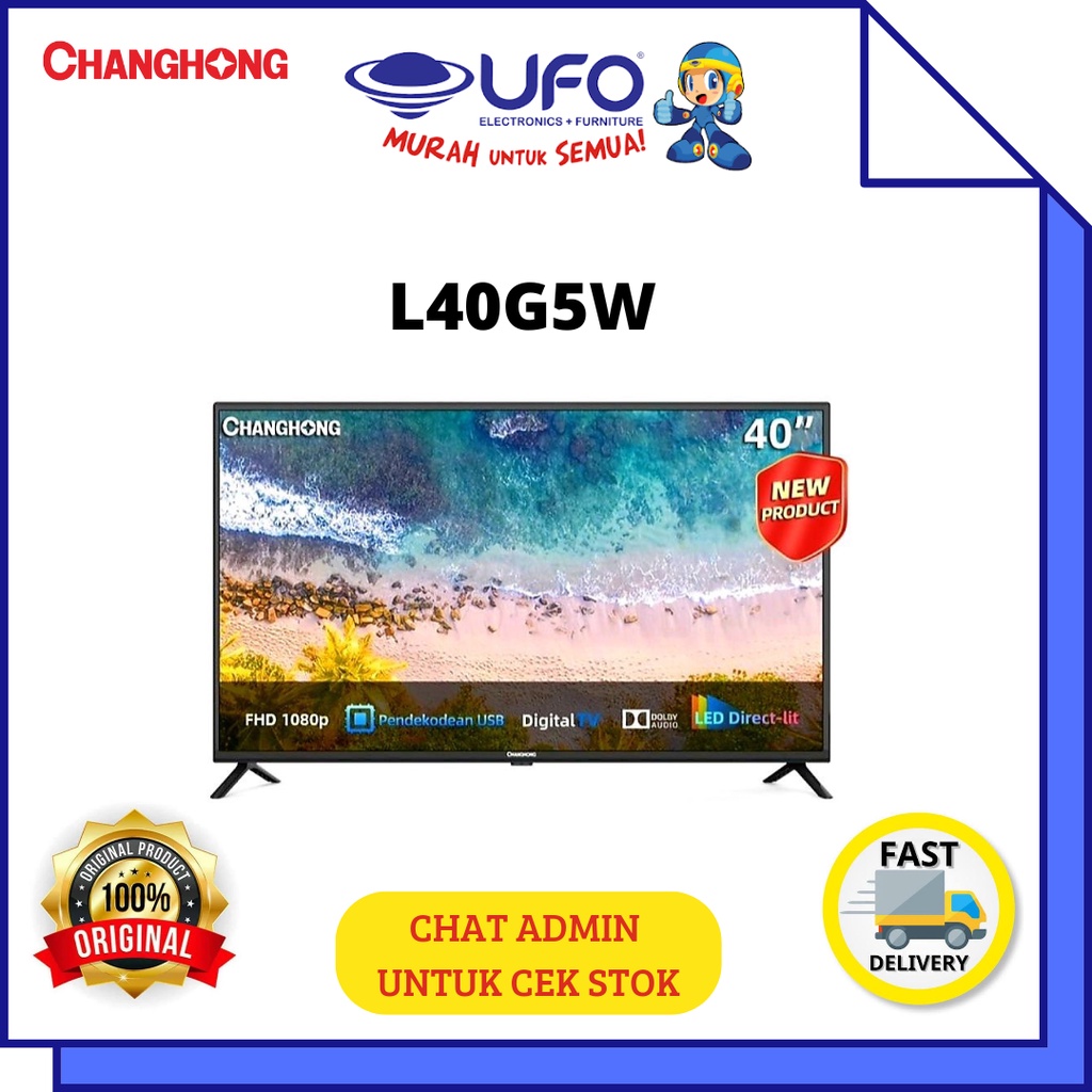 Jual CHANGHONG L40G5W LED CHANGHONG 40" DIGITAL TV | Shopee Indonesia