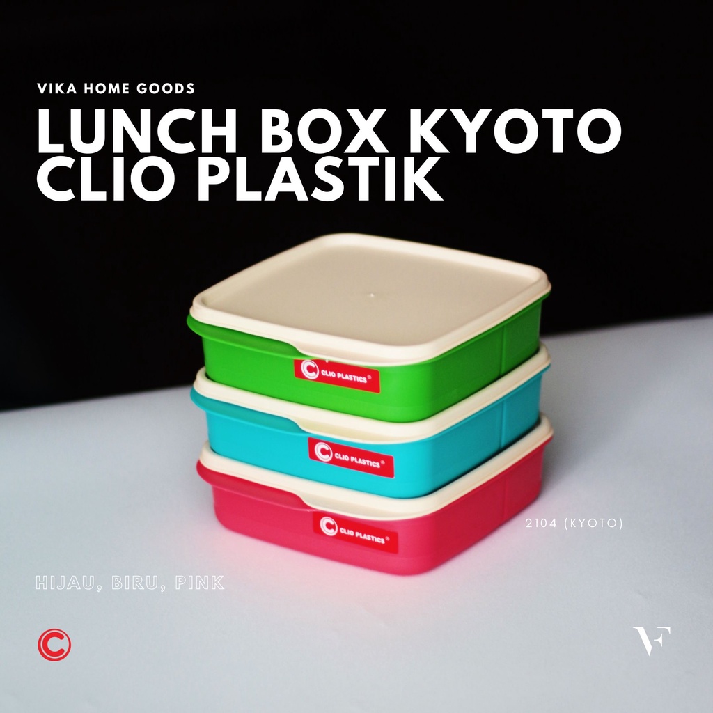 Jual Lunch Box Kyoto Tempat Makan Sekat Kotak Makan Catering Box Bento Box Clio Plastik (2104 ...