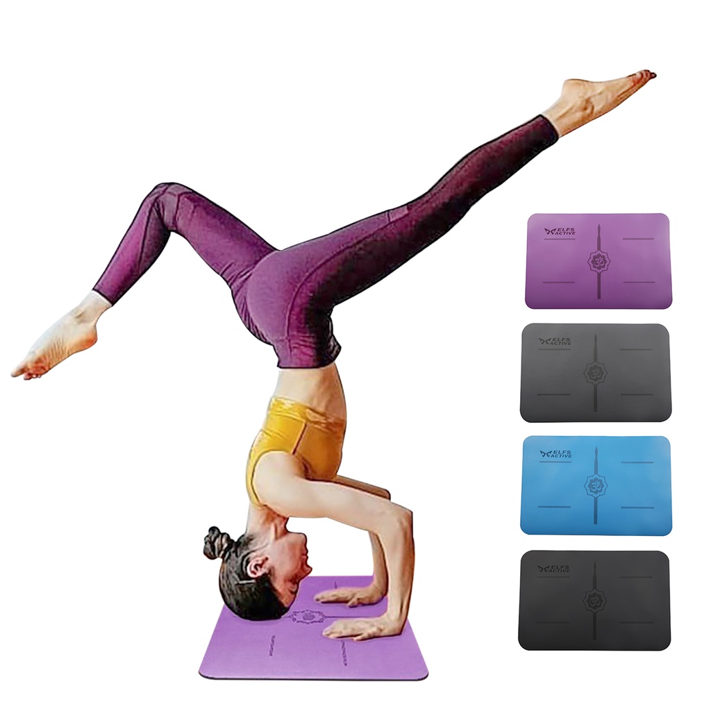 Jual Matras Yoga Karet PU Natural Rubber Mini Mat Knee Pad Hand Pad ...