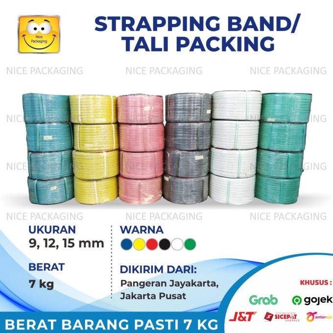 Jual tali packing / tali strapping band berat 7kg | Shopee Indonesia