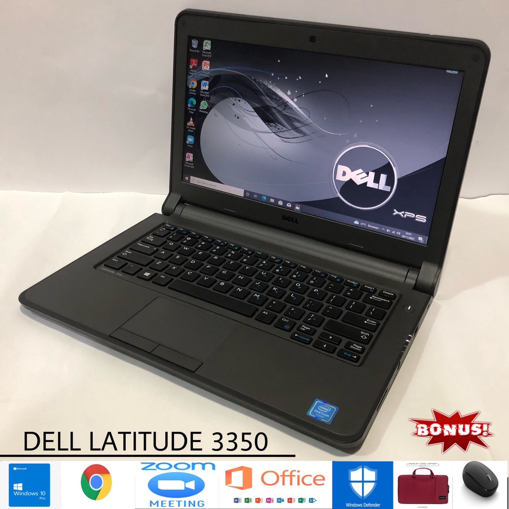 Jual Laptop Dell latitude 3350 Intel pentium 3825U Ram 4GB SSD 128GB ...