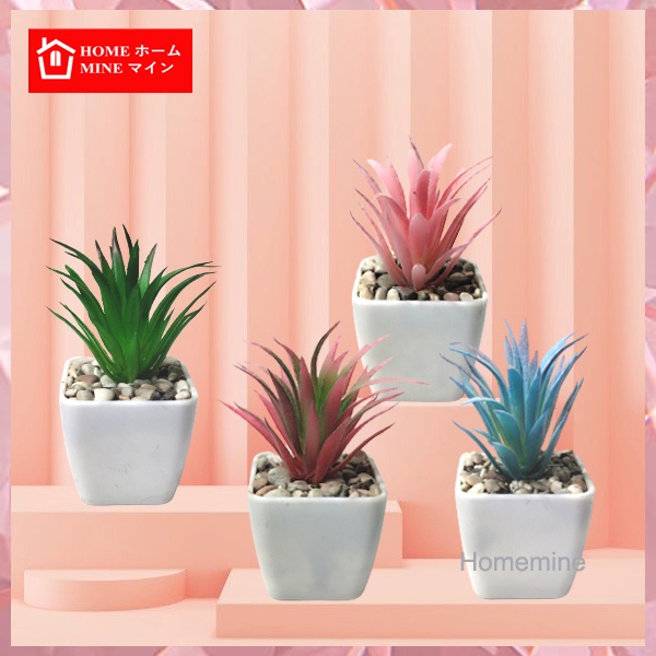 Jual Homemine Kaktus Mini Dekorasi Hiasan Di atas Meja Bunga Artifisial ...