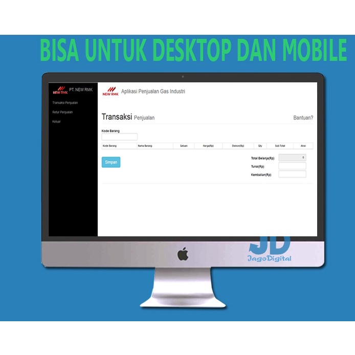 Jual Aplikasi Penjualan Point Of Sale (Kasir Gudang) Bisa Online Atau Online | Shopee Indonesia