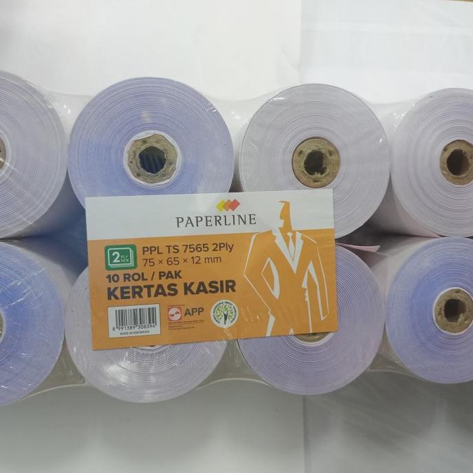 Jual Kertas Kasir 75 X 65 2Ply Ncr. Paper Line. | Shopee Indonesia