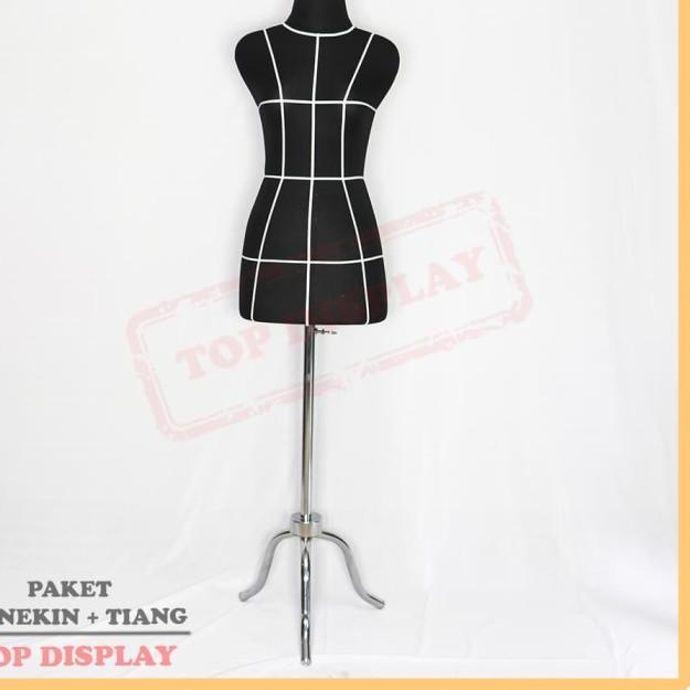 Jual MANEKIN POLA HITAM + KAKI BESI | MANEKIN JAHIT | PATUNG POLA ...