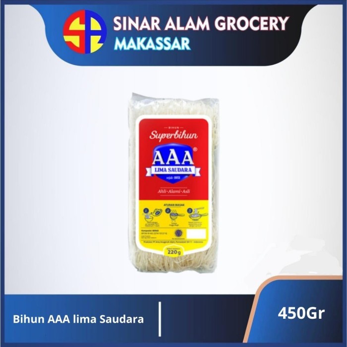 Jual Bihun AAA lima saudara 450Gr | Shopee Indonesia